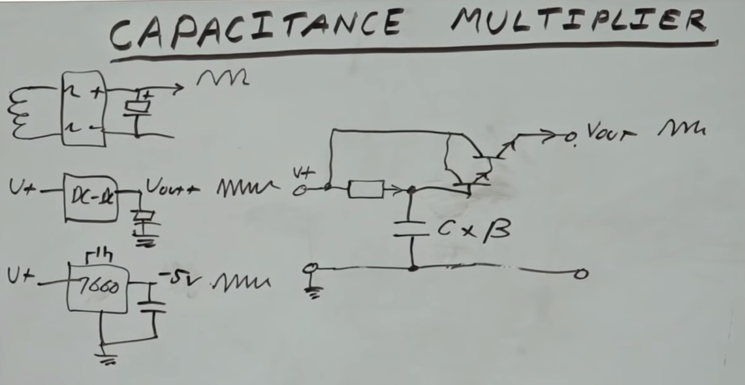 Transistor Capacitance Multiplier – MAlabdali